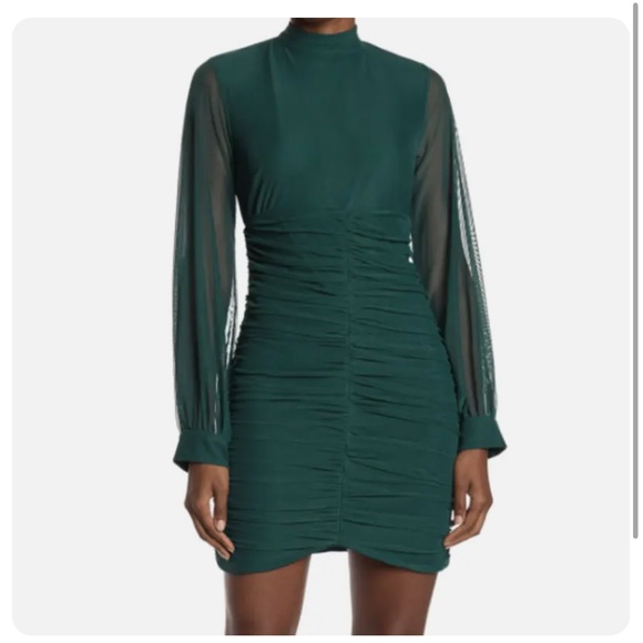 Love By Design | Dresses | Mesh Overlay Body Con Dress | Poshmark